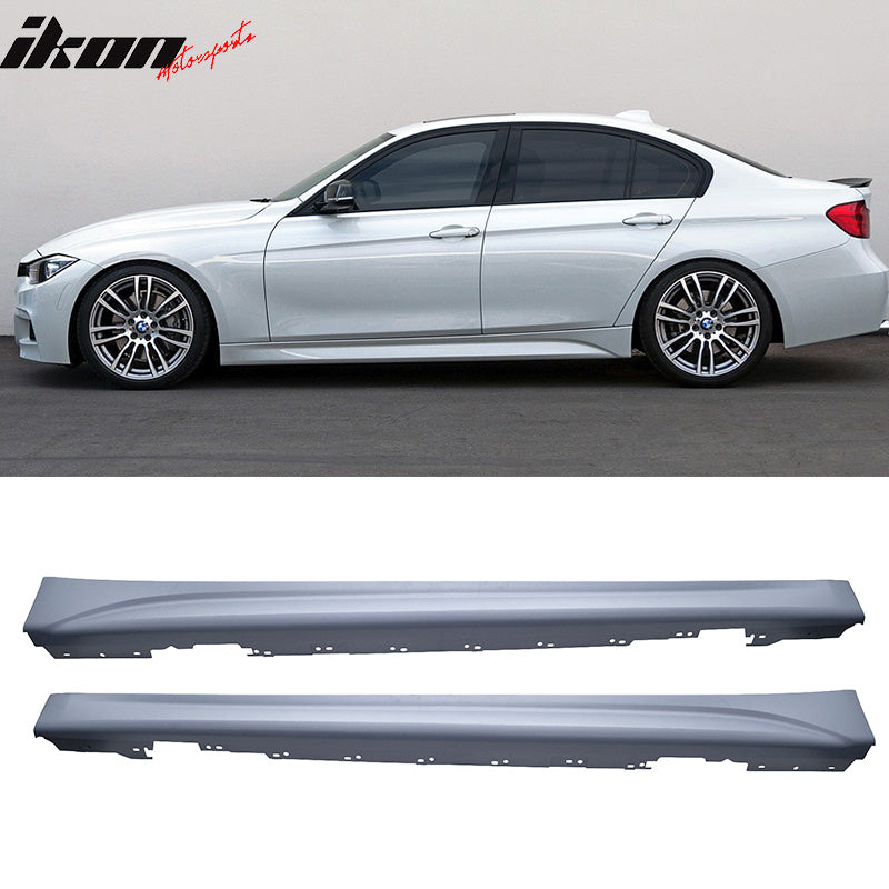 Side Skirts Compatible With 2012-2018 BMW F30 3-Series All Sedan, M ...