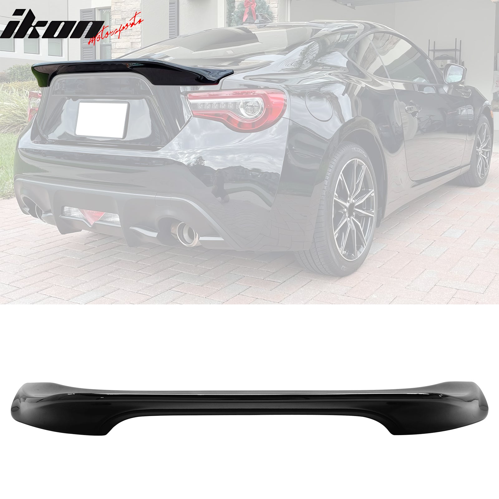 IKON MOTORSPORTS, Trunk Spoiler Compatible with 2013-2016 Scion FR-S ...