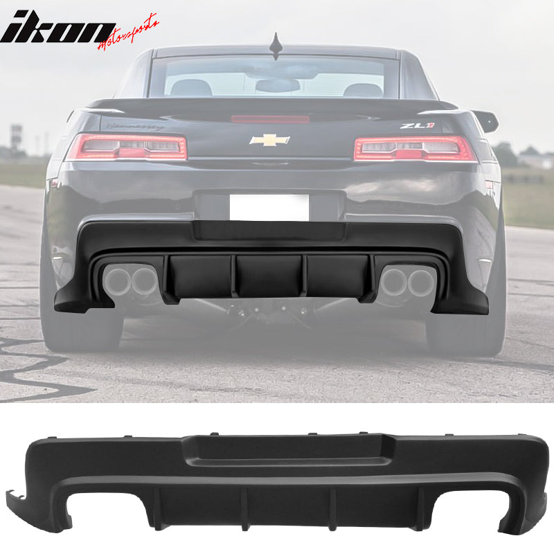 IKON MOTORSPORTS, Rear Diffuser Compatible With 2014-2015 Chevrolet ...