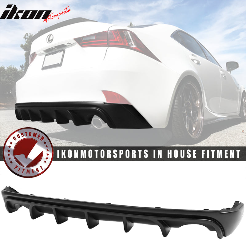 Rear Bumper Diffuser Compatible With 2014-2016 Lexus IS250 IS350 IS200T ...