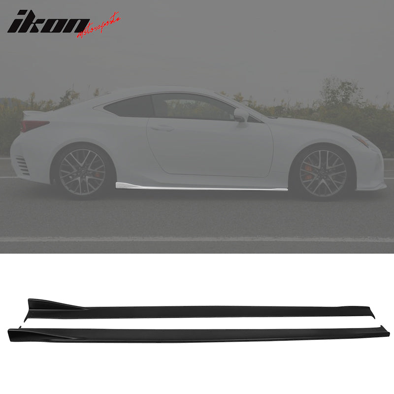 Side Skirts Replacement for 2015-2017 Lexus RC350 RC300 RC200T, F-Sport ...
