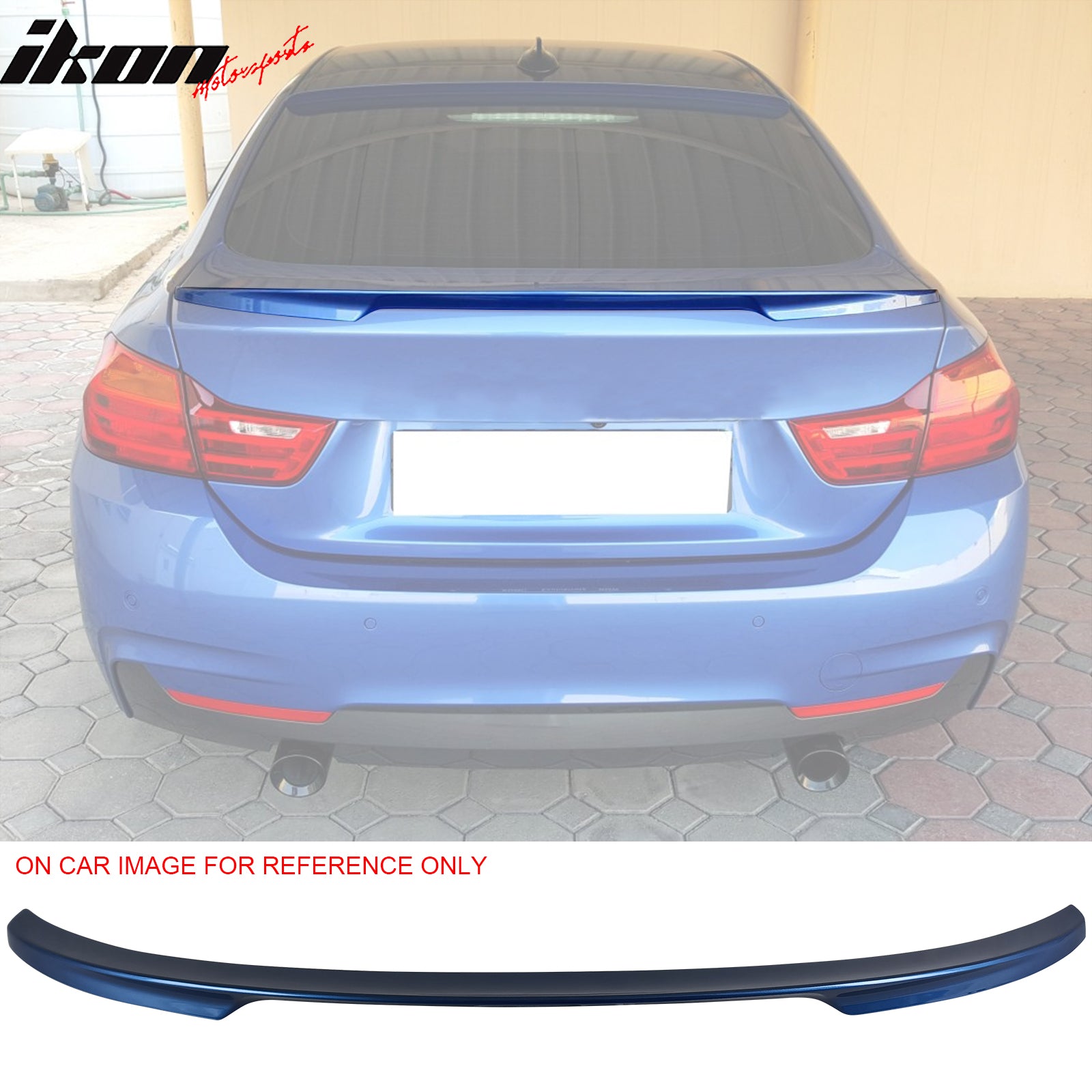 IKON MOTORSPORTS, Trunk Spoiler Compatible with 2015-2020 BMW F36 4 ...