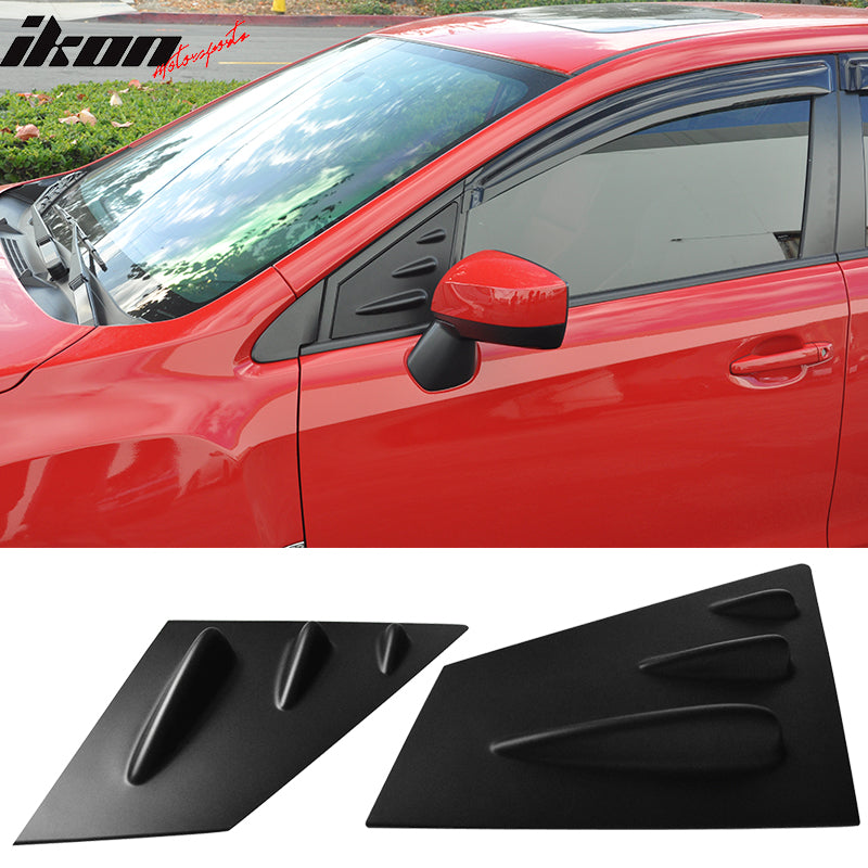 Window Louver Compatible With 2015-2021 Subaru WRX & STI, STI Style ABS ...