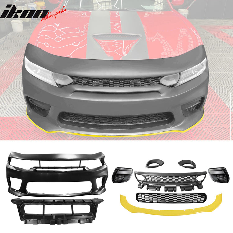 Buy Best Dodge Charger Widebody SRT Unpainted Front Bumper Kits Online ...