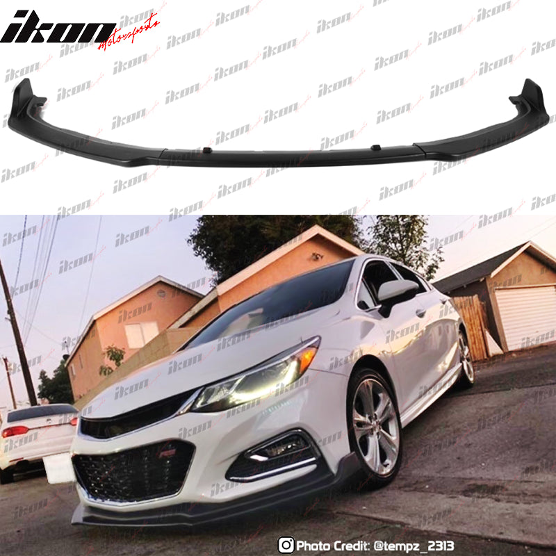 OEM-Style Front Lip for 2016-2019 Cruze RS – Unpainted PP | Budget ...