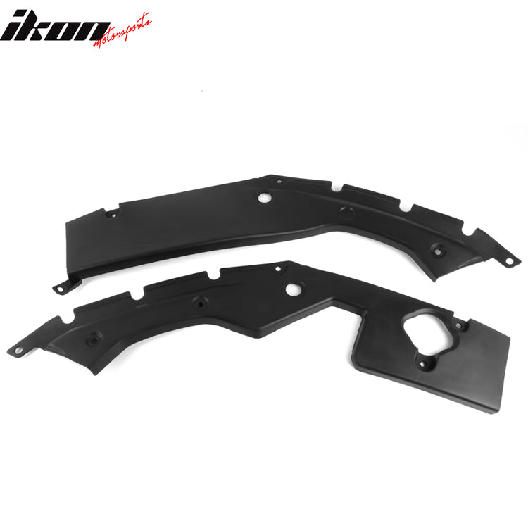 Engine Bay Protection: Unpainted Black Side Panel Covers for 2016-2020 ...