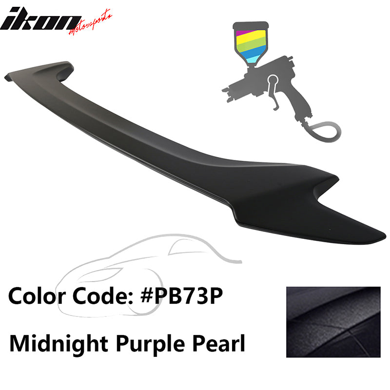 Fits 16-20 Honda Civic OE Style Trunk Spoiler ABS #PB73P Midnight ...