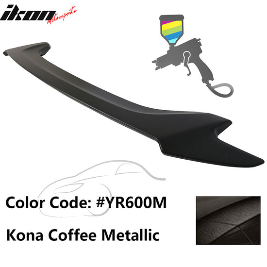 Fits 16-20 Honda Civic OE Style Trunk Spoiler ABS #YR600M Kona Coffee ...
