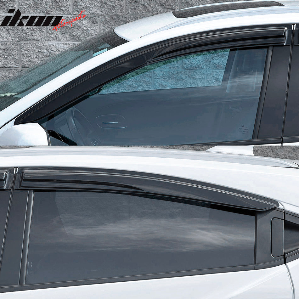 Shop External Tape On Honda HRV Window Visors for 2016-2022 model ...