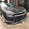 Fits 16-24 Chevy Camaro ZL1 1LE Style Front Bumper Upper Grille - PP ...
