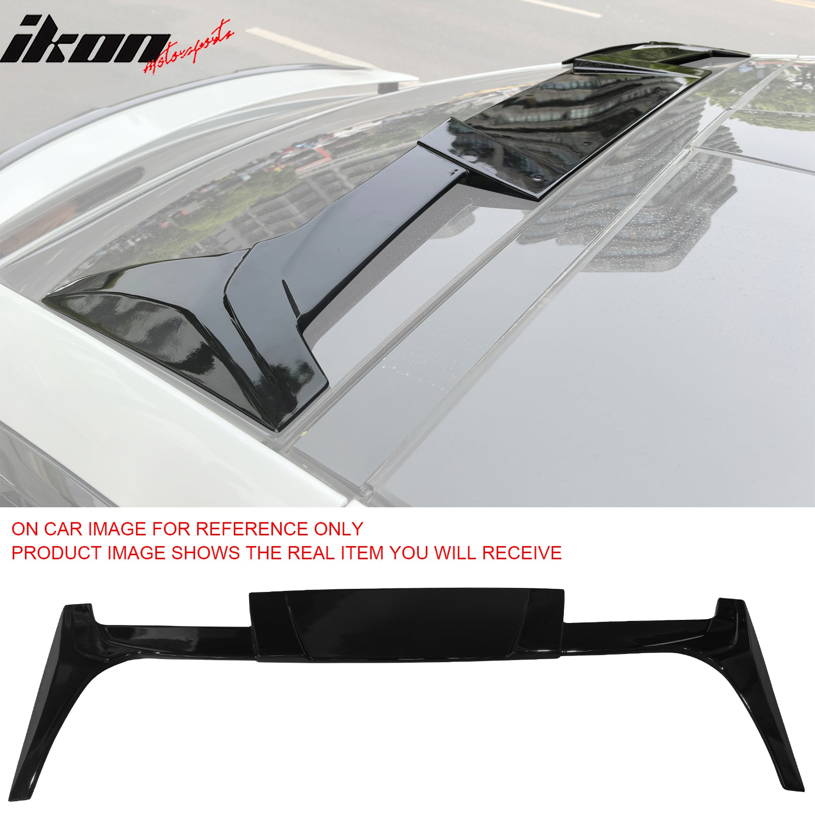 Fits 16-25 Tesla Model X ST Style Rear Top Roof Window Spoiler Wing ...