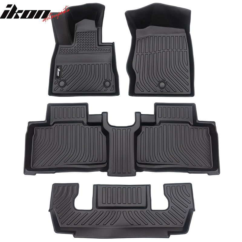 Fits 20-21 Ford Explorer 6 Seats 3D Molded Floor Mats Heavy Duty Liner ...
