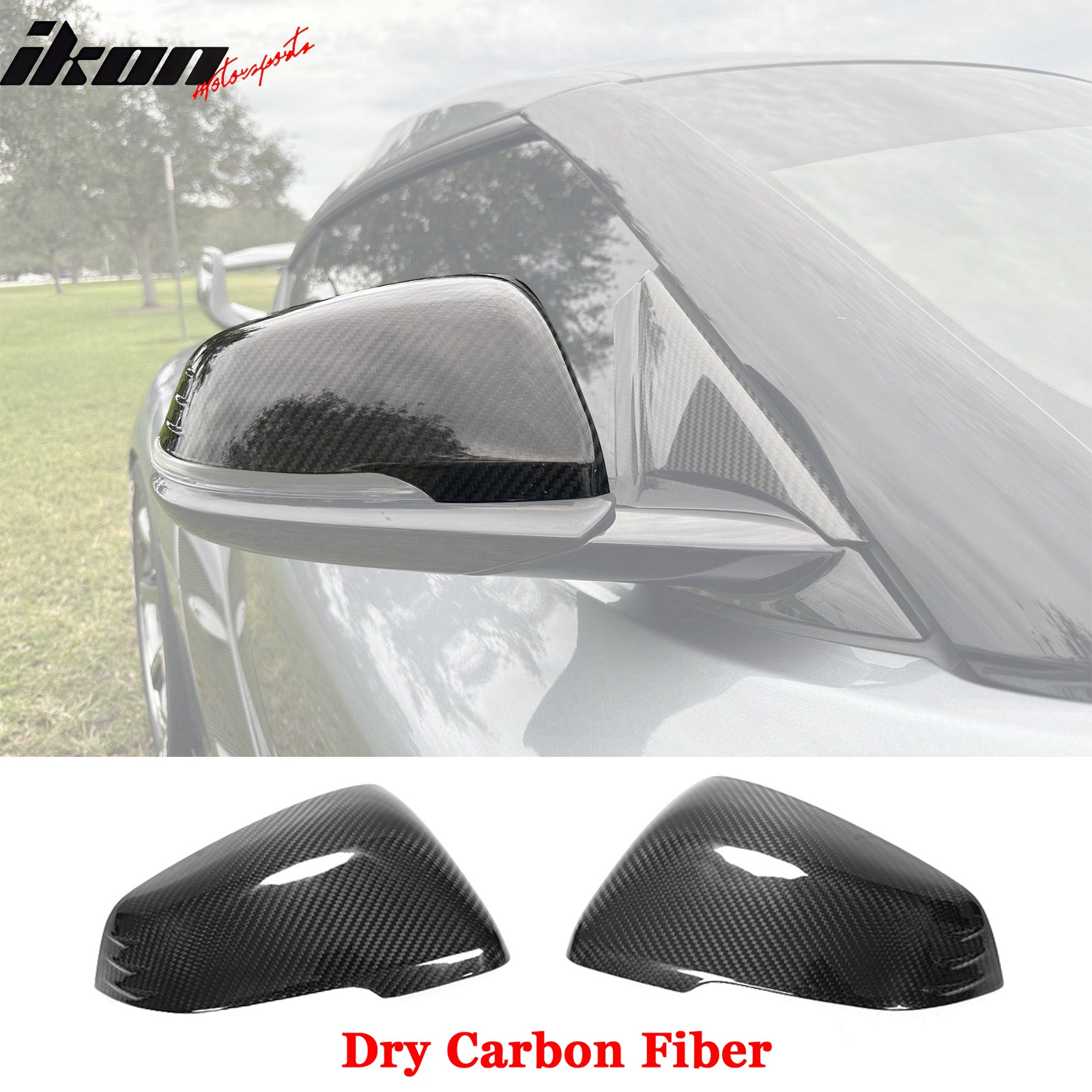 Dry Carbon Fiber Fits 20-26 Toyota GR Supra A90 A91 MK5 Side Mirror ...