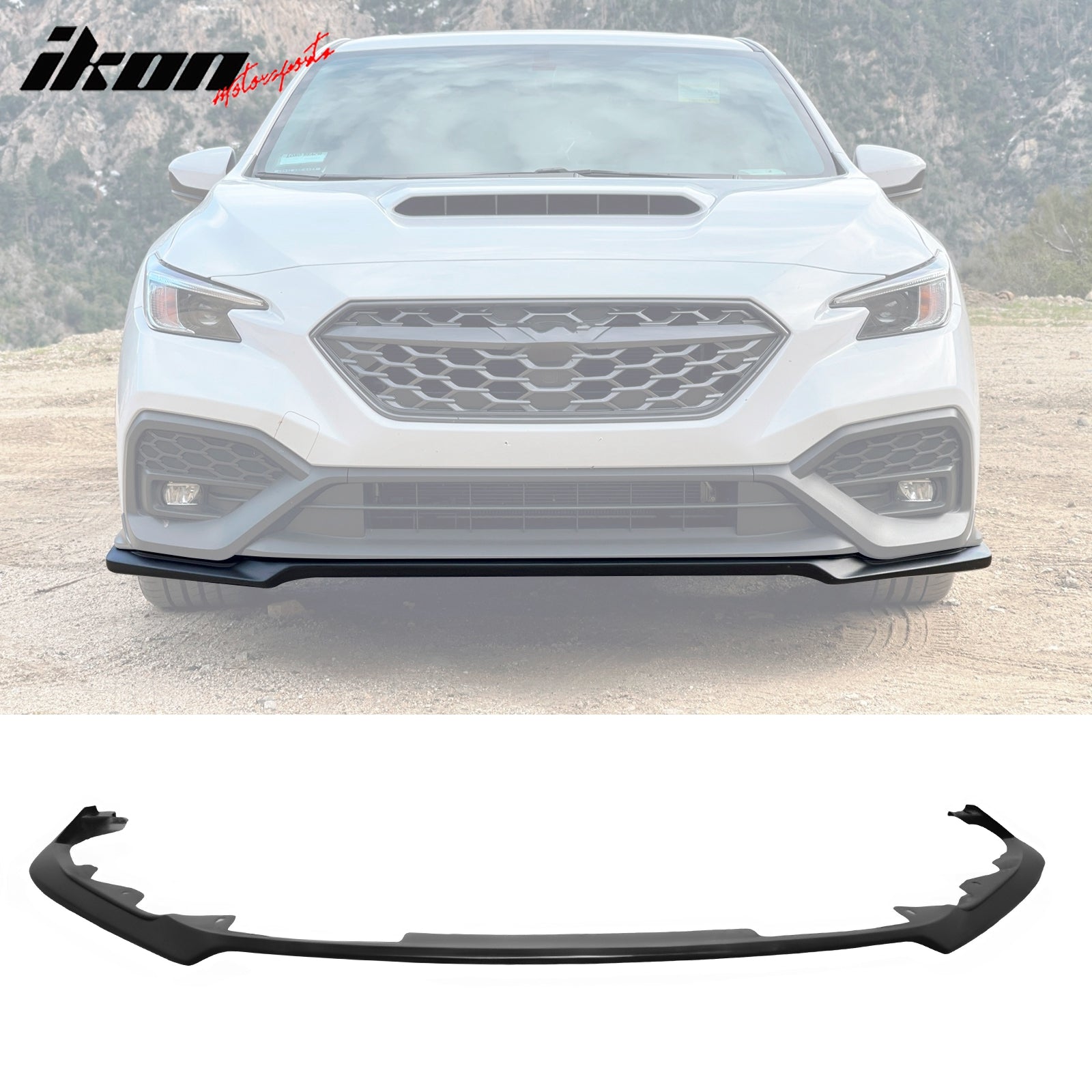 Fits 22-25 Subaru WRX Front Bumper Lip STI Style Spoiler Splitter ...