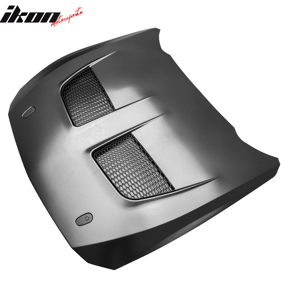 Fits 24-26 Ford Mustang Front Engine Hood Cover GTD Style Aluminum ...