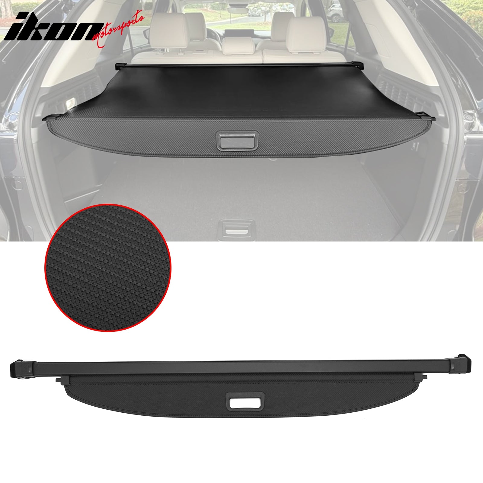 Cargo Cover for 2025-2026 Mazda CX-70 & 2024-2026 CX-90 Carbon Fiber ...