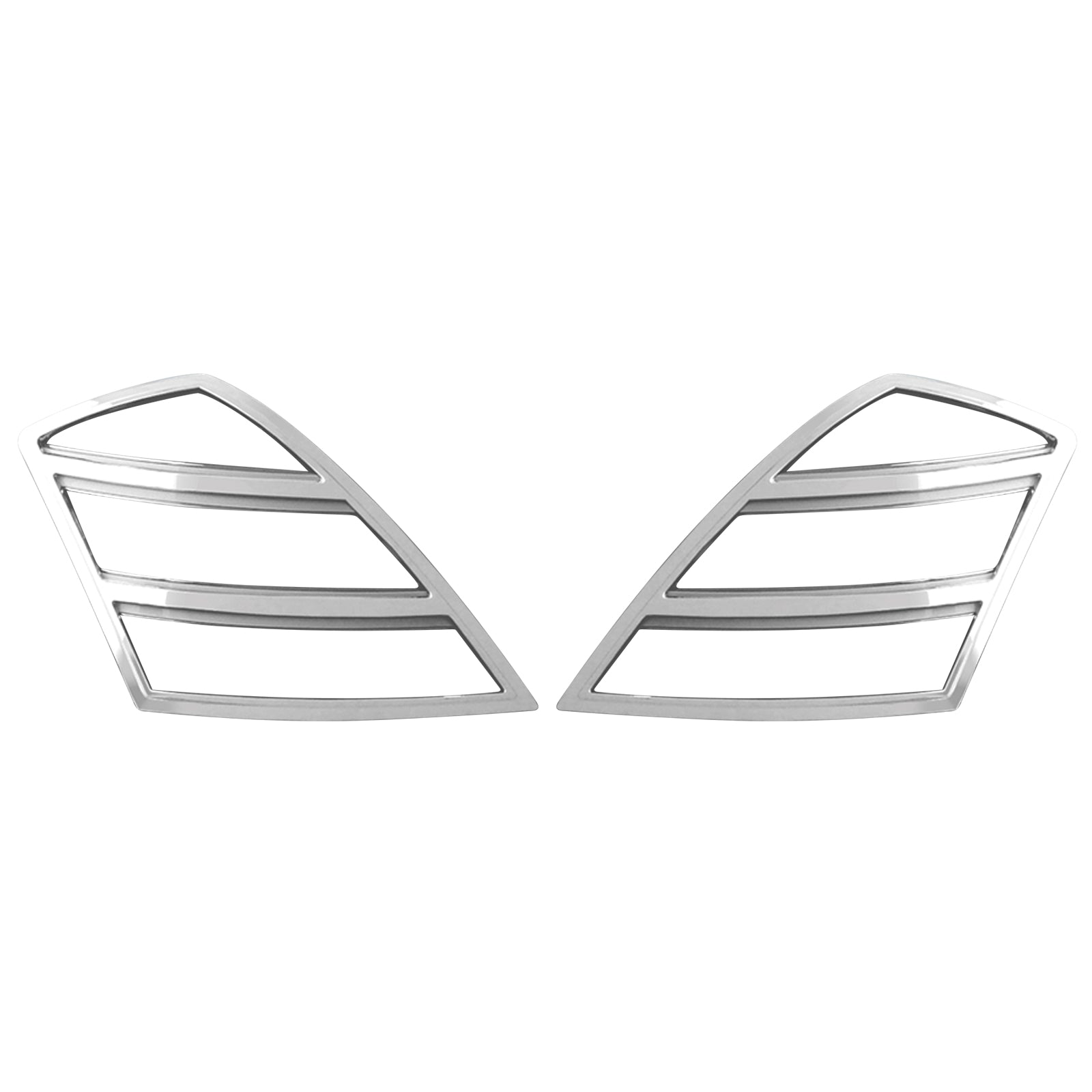IKON MOTORSPORTS, 2PCS Tail Light Bezel Compatible With 2007-2009 ...