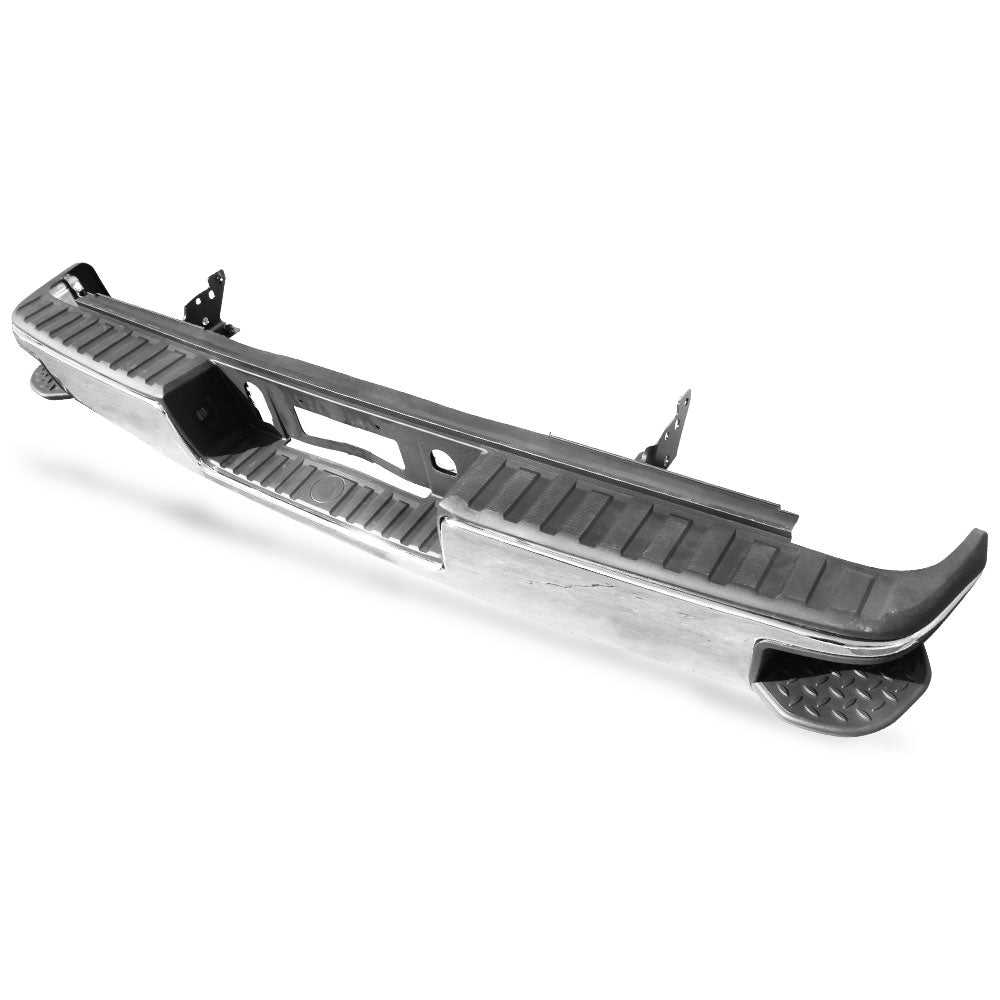 IKON MOTORSPORTS Rear Step Bumper, Compatible With 2014-2018 Chevy ...