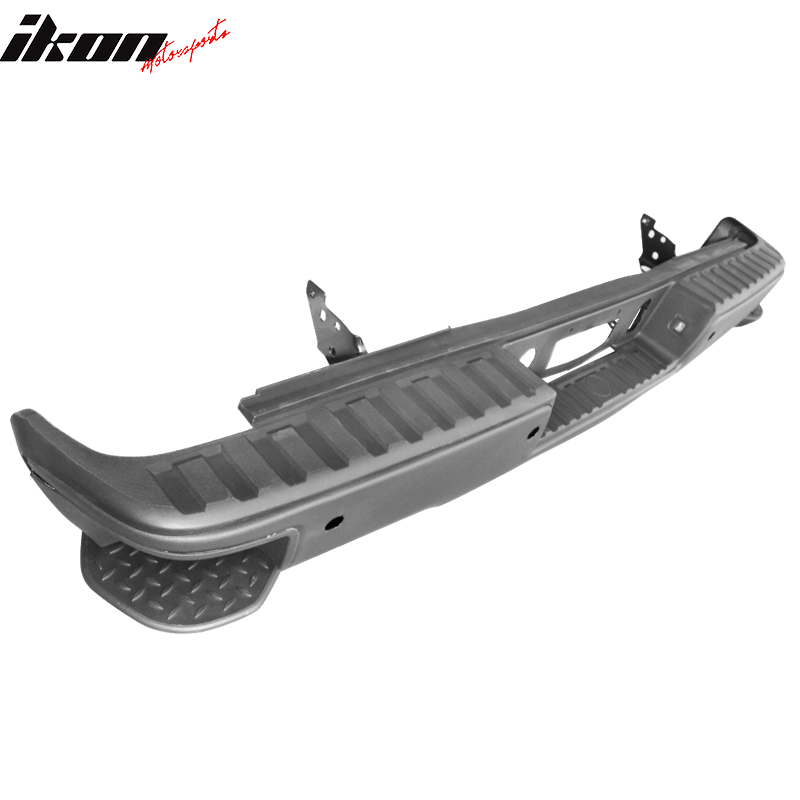 IKON MOTORSPORTS Rear Step Bumper, Compatible With 2014-2018 Chevy ...