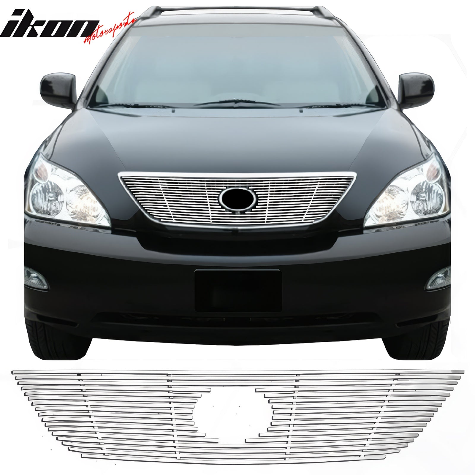 IKON MOTORSPORTS Front Upper Insert Grille, Compatible with 2004-2007 ...