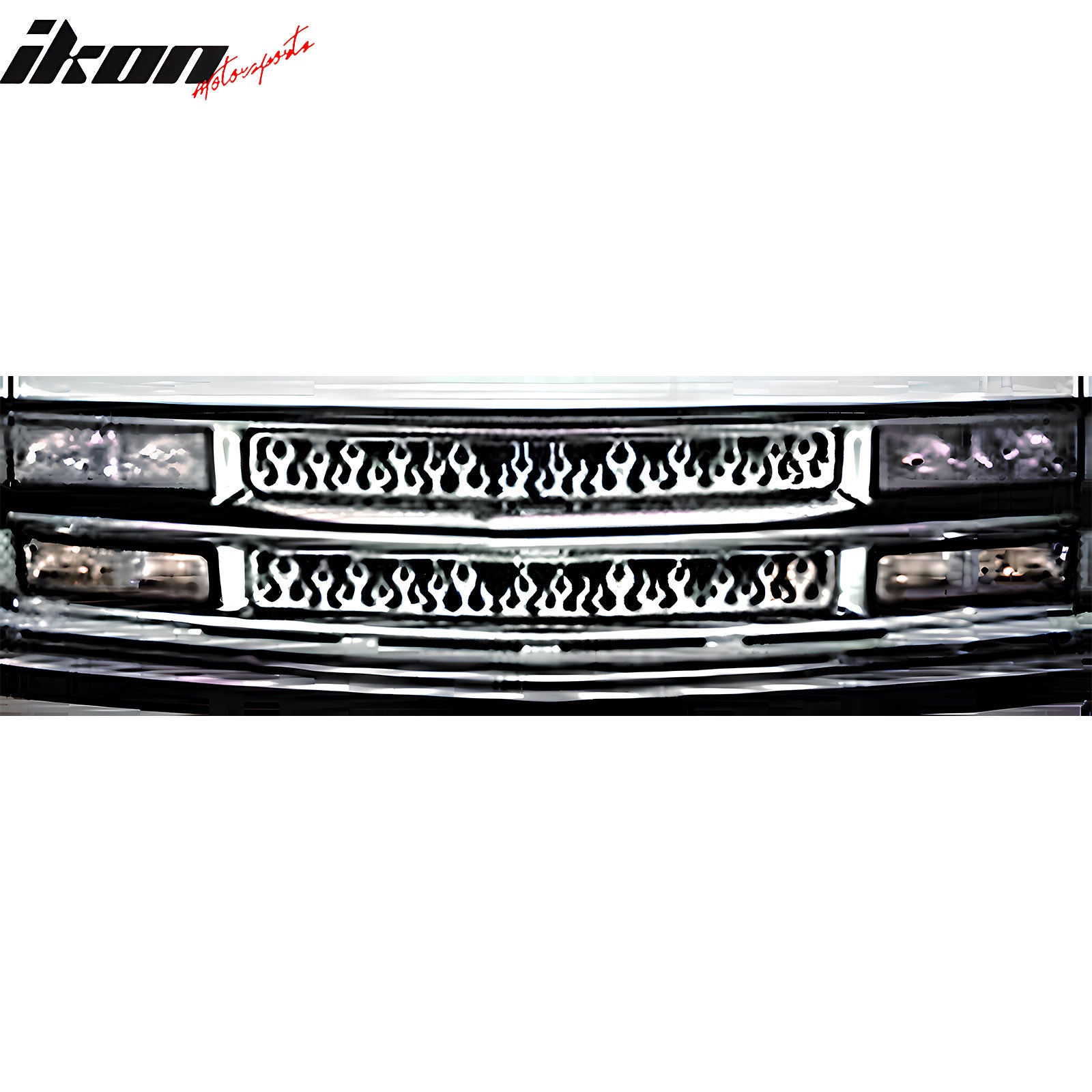 IKON MOTORSPORTS, Front Grille Insert Compatible With 1994-1998 ...