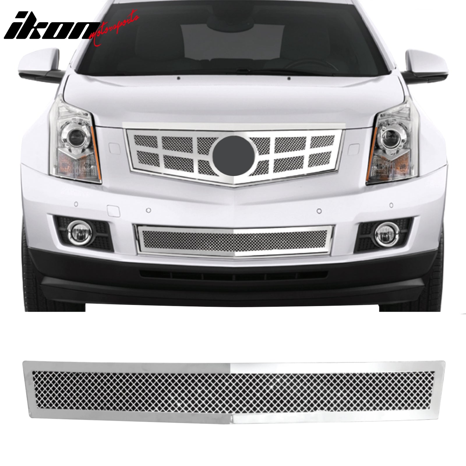 IKON MOTORSPORTS Front Lower Insert Grille, Compatible with 2010-2012 ...