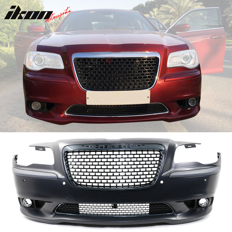 Front Bumper Compatible With 2011-2014 Chrysler 300, PP Splitter ...