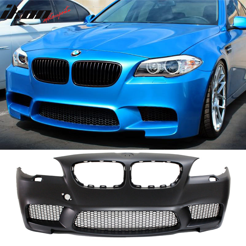 Front Bumper Cover Compatible With 2011-2016 5 Series F10, 4Dr M5 Style ...