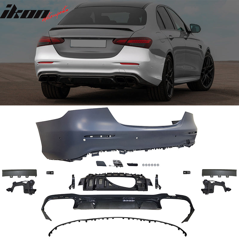 IKON MOTORSPORTS, Rear Bumper Compatible With 2021-2023 Mercedes-Benz ...