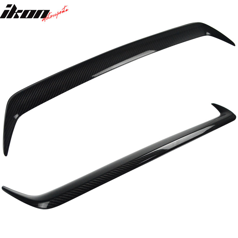 IKON MOTORSPORTS, Front Grille Garnish Cover Compatible With 2015-2017 ...