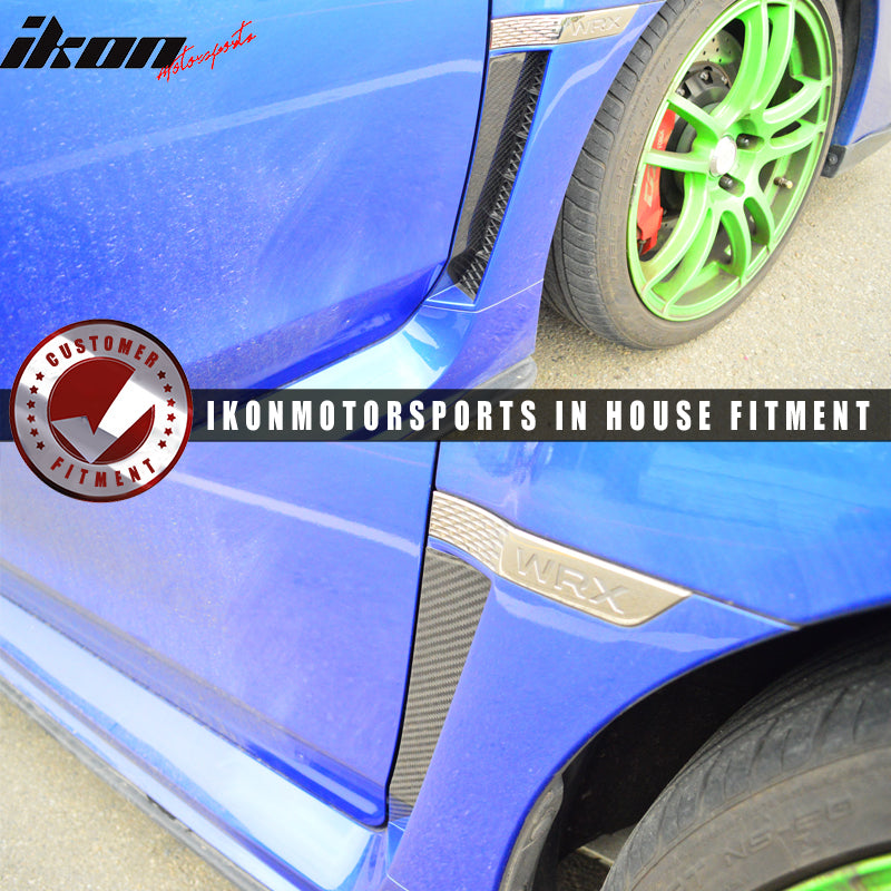 IKON MOTORSPORTS, Fender Inserts Compatible With 2015-2021 Subaru WRX ...