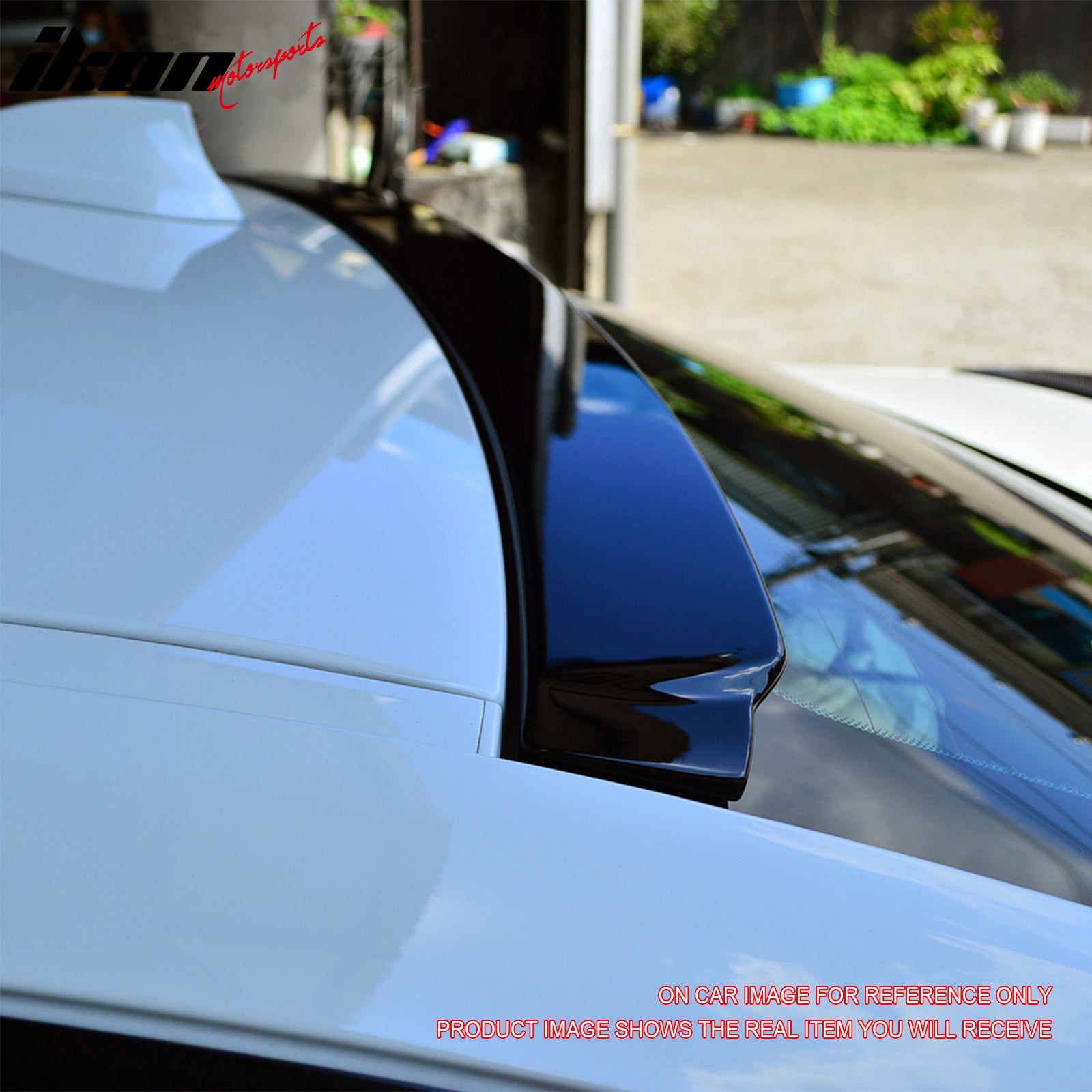 IKON MOTORSPORTS, Rear Window Roof Spoiler Compatible with 2012-2018 ...
