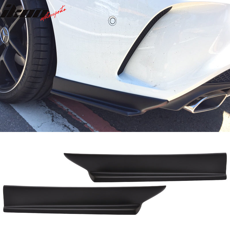 Compatible With 2014-2016 W117 CLA Class IKON Style Rear Bumper ...