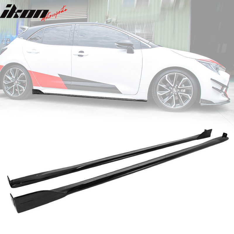 IKON MOTORSPORTS Side Skirts Compatible With 2019-2023 Toyota Corolla ...