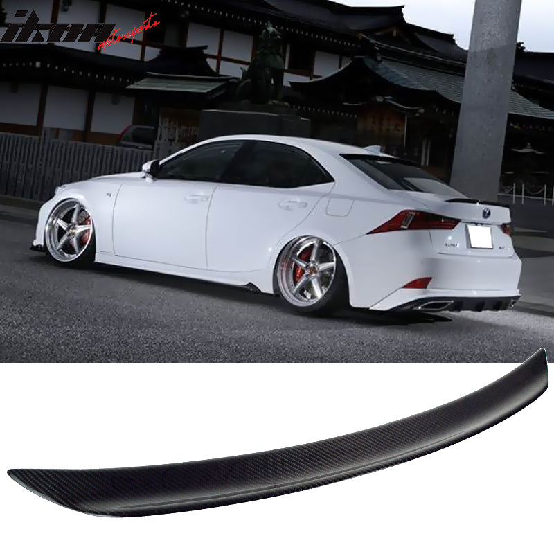IKON MOTORSPORTS, Trunk Spoiler Compatible With 2014-2020 Lexus Sedan ...