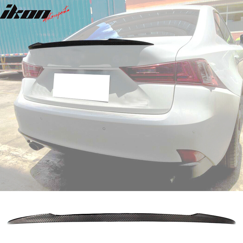 IKON MOTORSPORTS, Trunk Spoiler Compatible With 2014-2020 Lexus Sedan ...