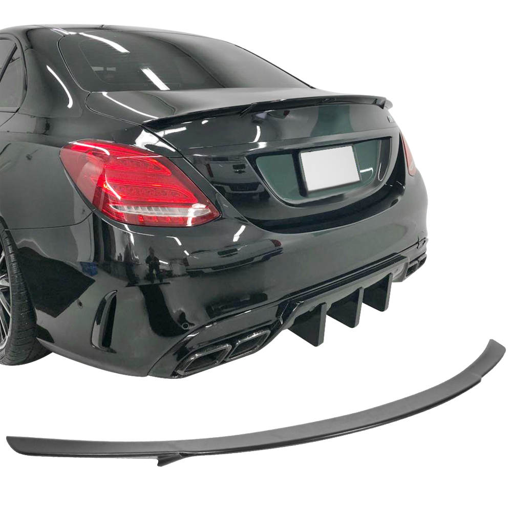IKON MOTORSPORTS Trunk Spoiler Compatible With 2015-2020 Mercedes-Benz ...