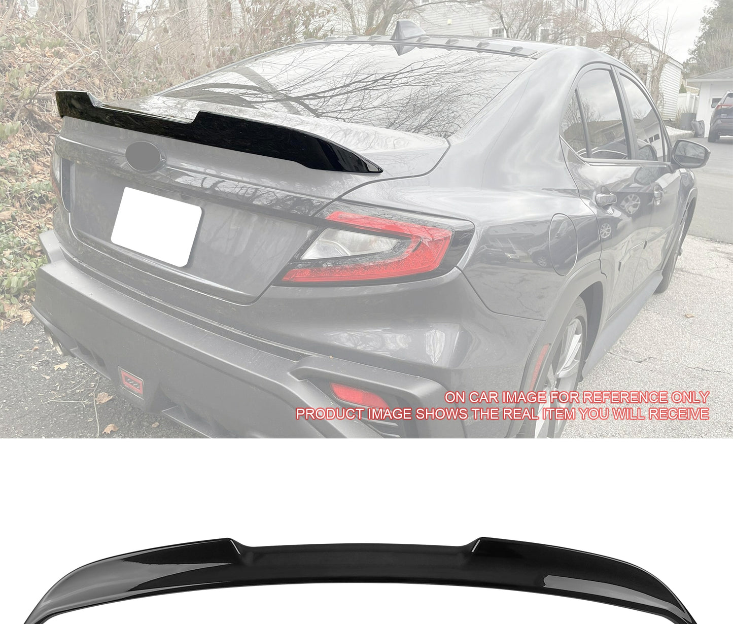 IKON MOTORSPRTS, Trunk Spoiler Compatible With 2022-2024 Subaru WRX 5th ...
