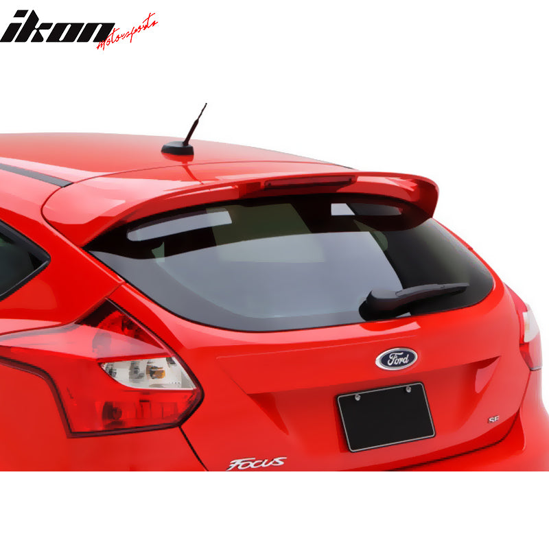 IKON MOTORSPORTS Pre-Painted Roof Spoiler Compatible With 2012-2018 ...