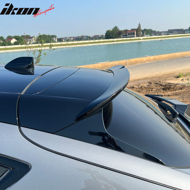 IKON MOTORSPORTS, Roof Spoiler Compatible With 2021-2023 Ford Mustang ...