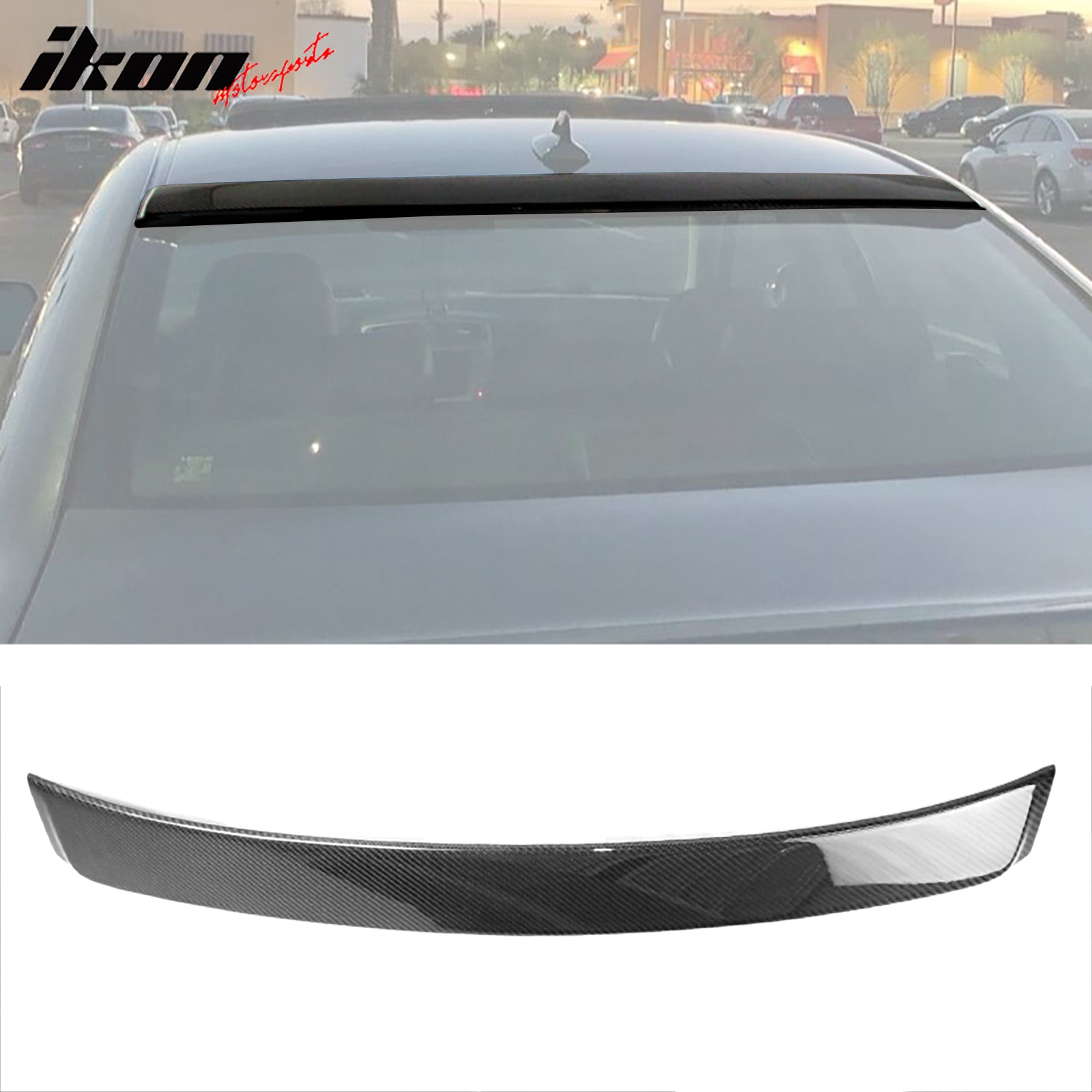 IKON MOTORSPRTS, Roof Spoiler Compatible With 2006-2013 Lexus IS250 ...