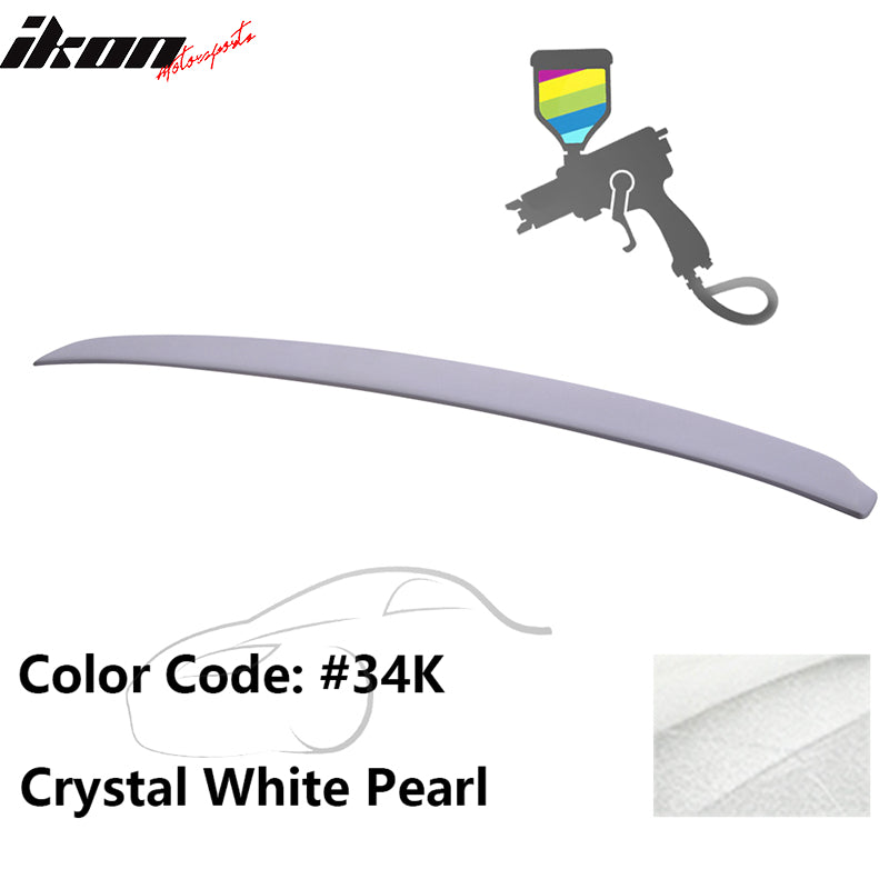 IKON MOTORSPORTS, Roof Spoiler Compatible With 2014-2017 Mazda 3 Sedan ...