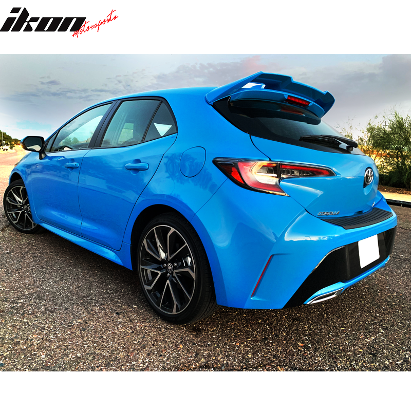 IKON MOTORSPORTS, Roof Spoiler Compatible With 2019-2023 Toyota Corolla ...