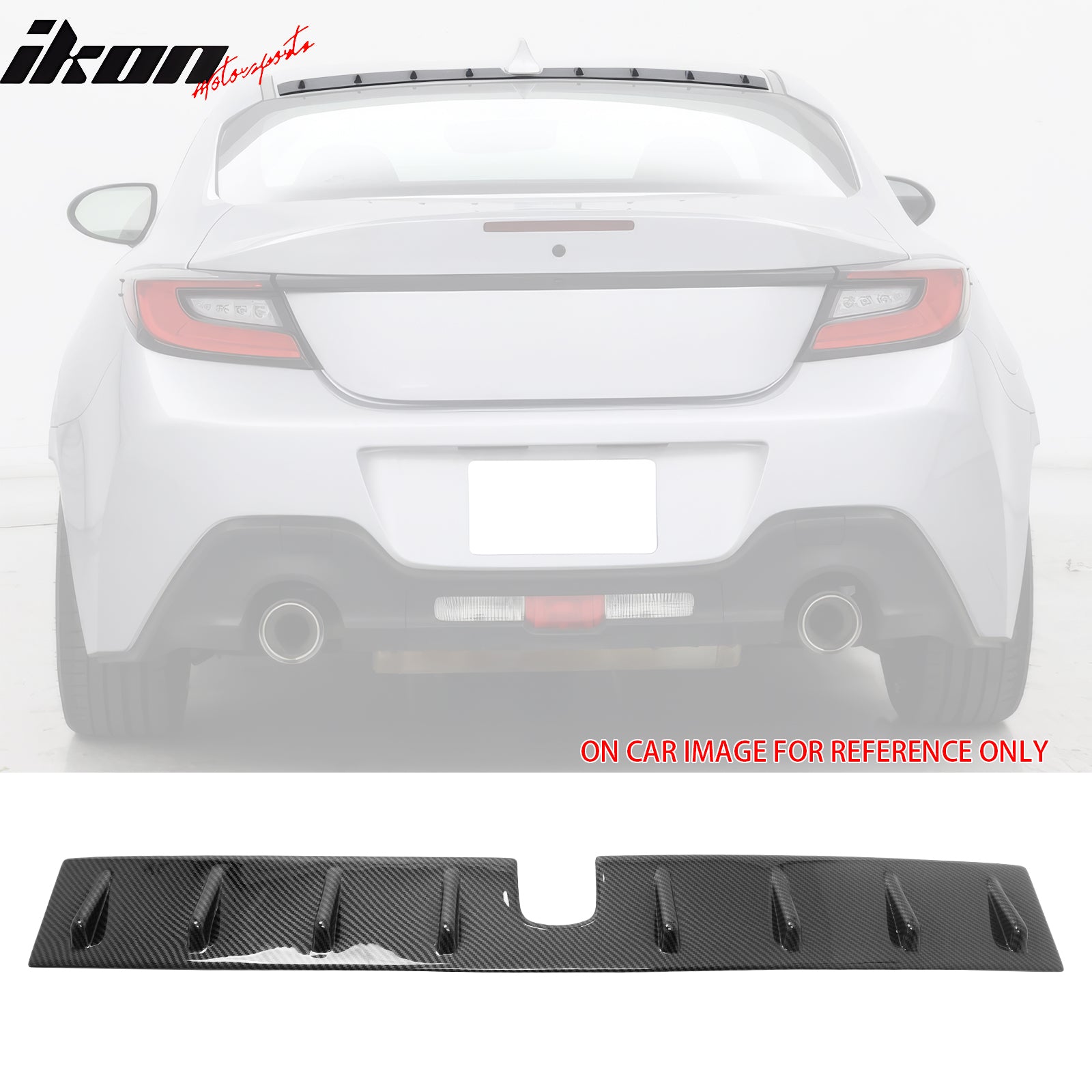 IKON MOTORSPORTS, Rear Window Roof Vortex Spoiler Compatible with 2022 ...