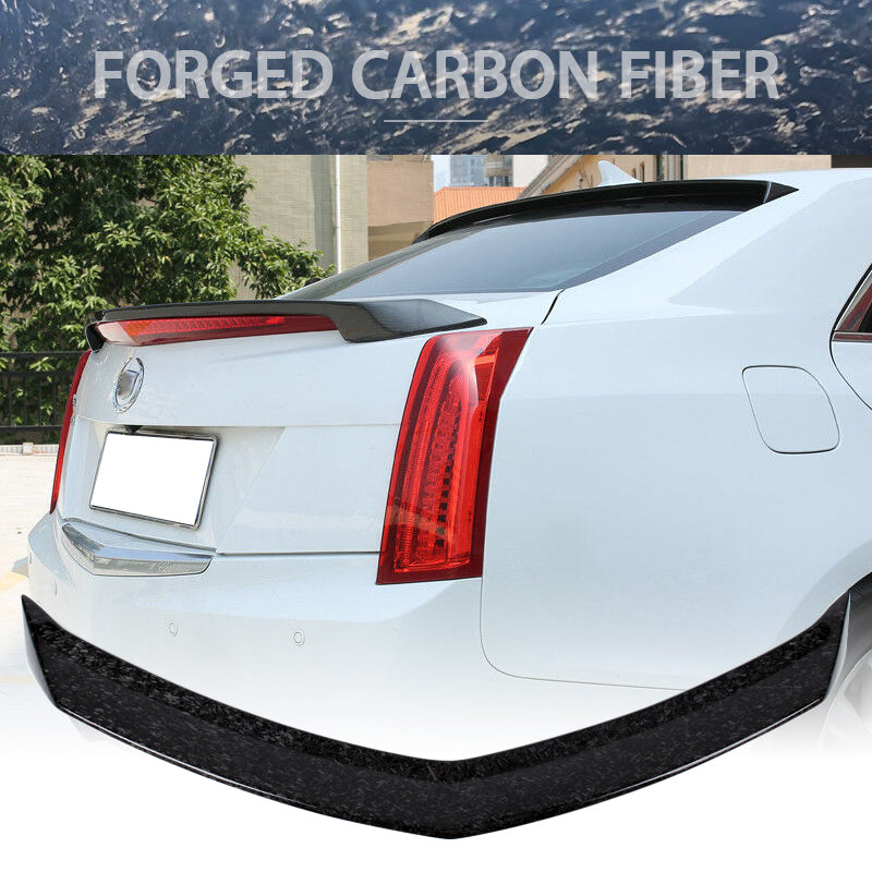 IKON MOTORSPORTS, Trunk Spoiler Compatible With 2016-2019 Cadillac ATS ...