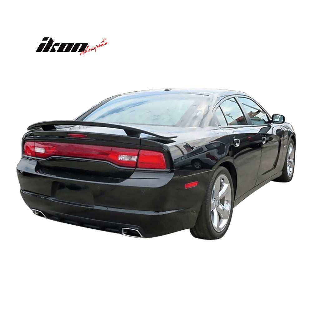 IKON MOTORSPORTS, Trunk Spoiler Compatible With 2011-2023 Dodge Charger ...