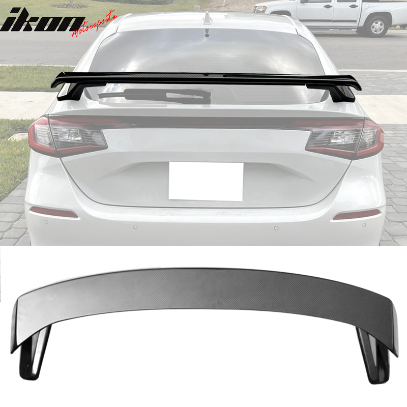IKON MOTORSPORTS, Rear Trunk Spoiler Compatible With 2022-2025 Honda ...