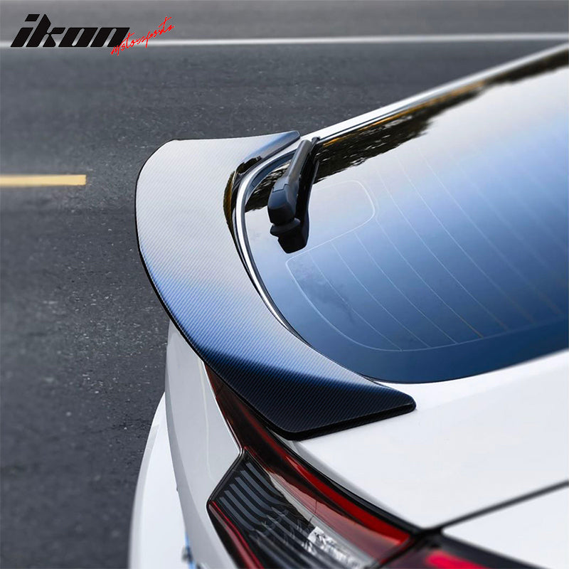 IKON MOTORSPORTS, Trunk Spoiler Compatible With 2022-2024 Honda Civic ...