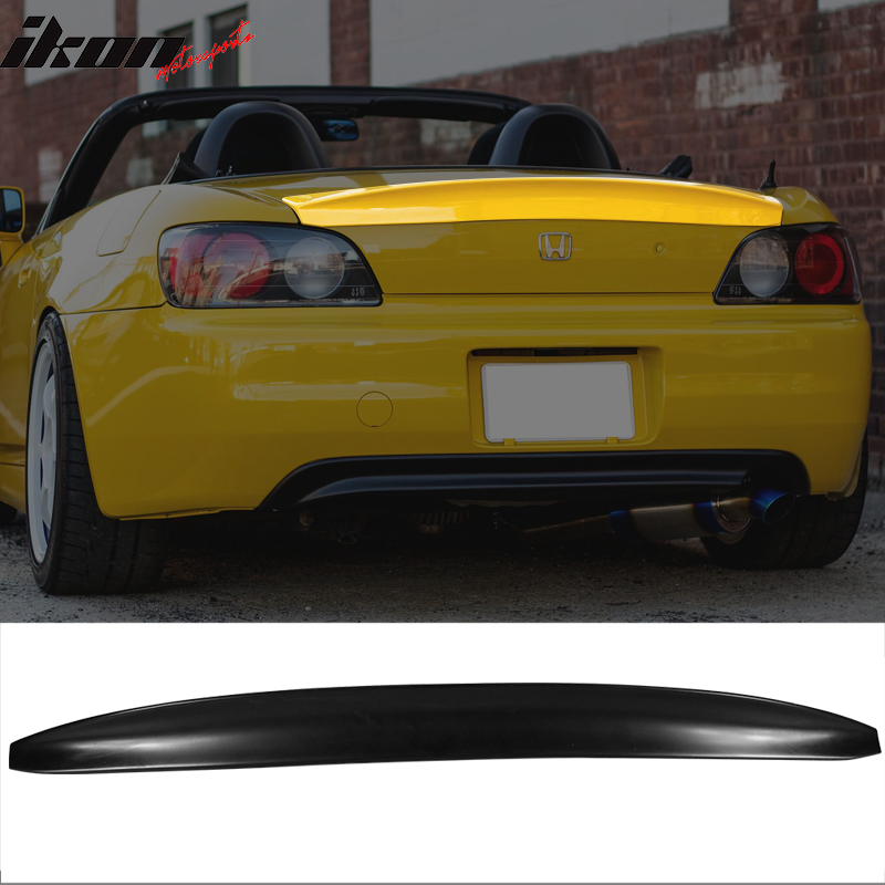 Rear Spoiler Wing for 2000-2009 Honda S2000 AP1 AP2, ASM Style Black PU ...