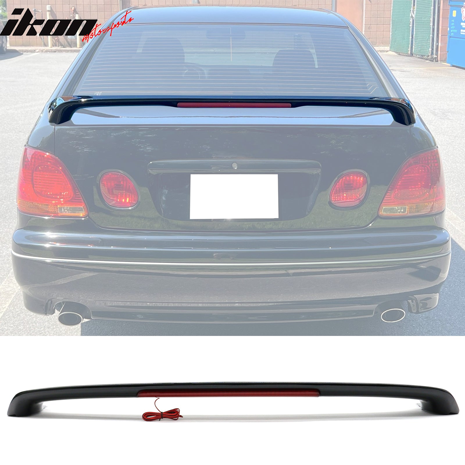 For 98-05 Lexus GS300 GS400 & 01-05 IS300 Trunk Spoiler W/LED Brake ...